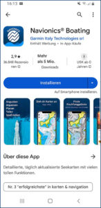 Navionics Boating App: Funktionen, Anleitung und Tutorial