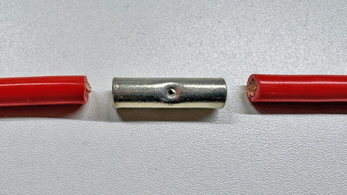 Foto-Anleitung Crimpen: Kabel verbinden (ab 10 mm²)